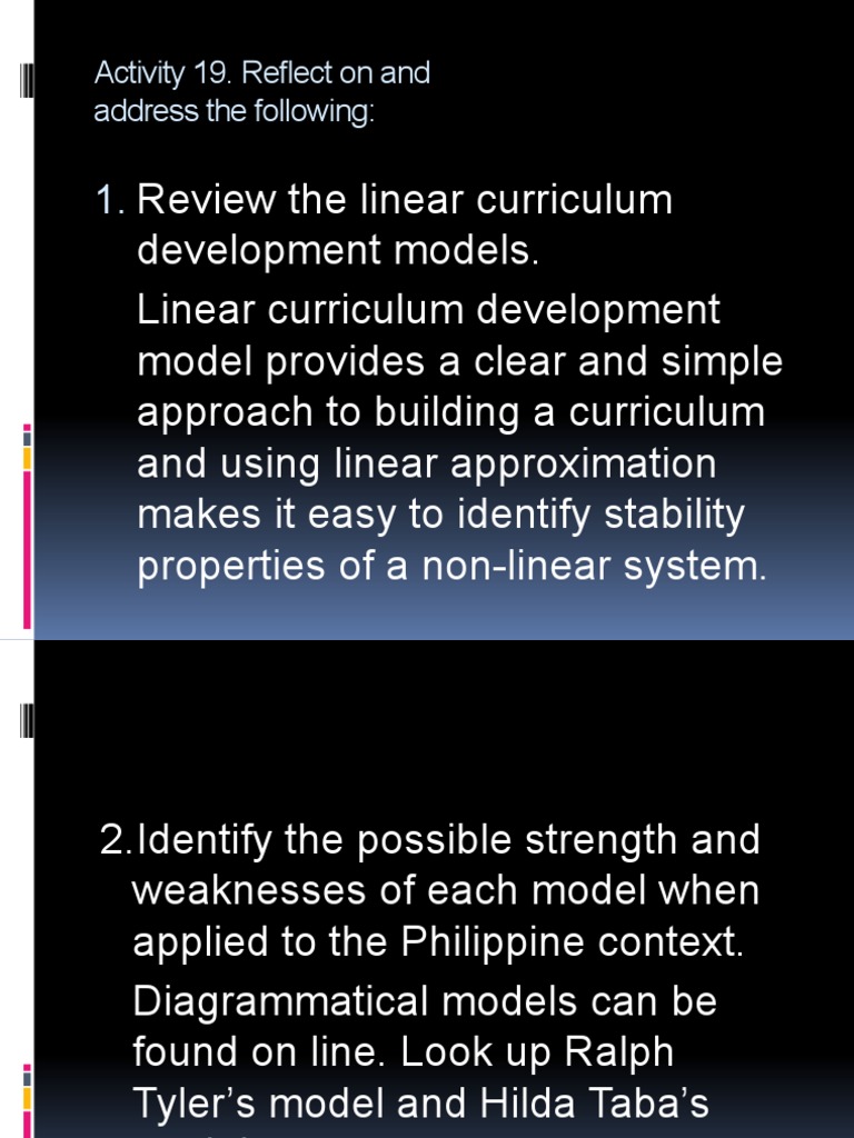 Activity 19. Reflect On and Address The Following | PDF | Curriculum | Behavior Modification