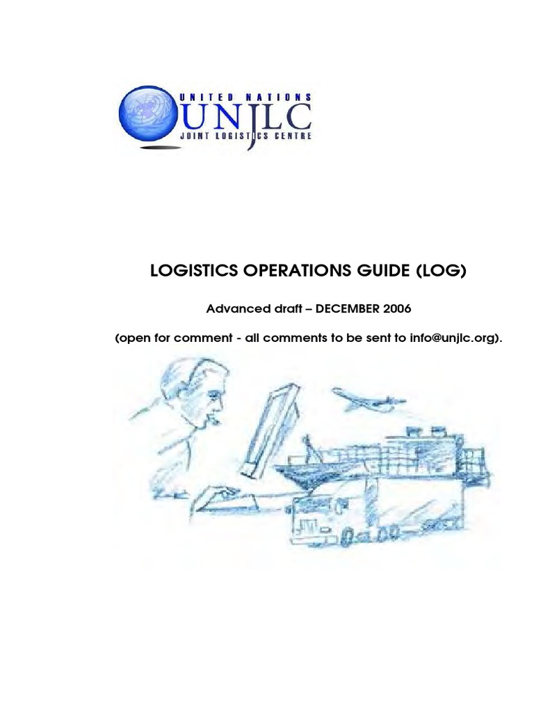 UNJLC Logistics Operations Guide | PDF | Humanitarian Aid | Emergency