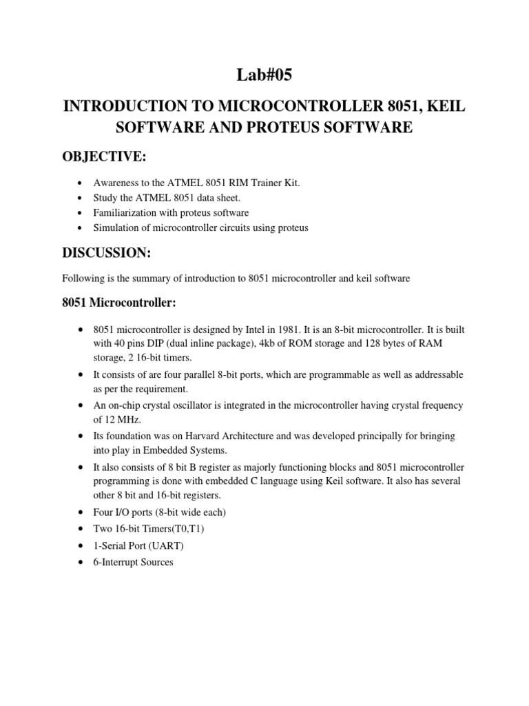 Lab 5 and 6 Report | PDF | Assembly Language | Microcontroller