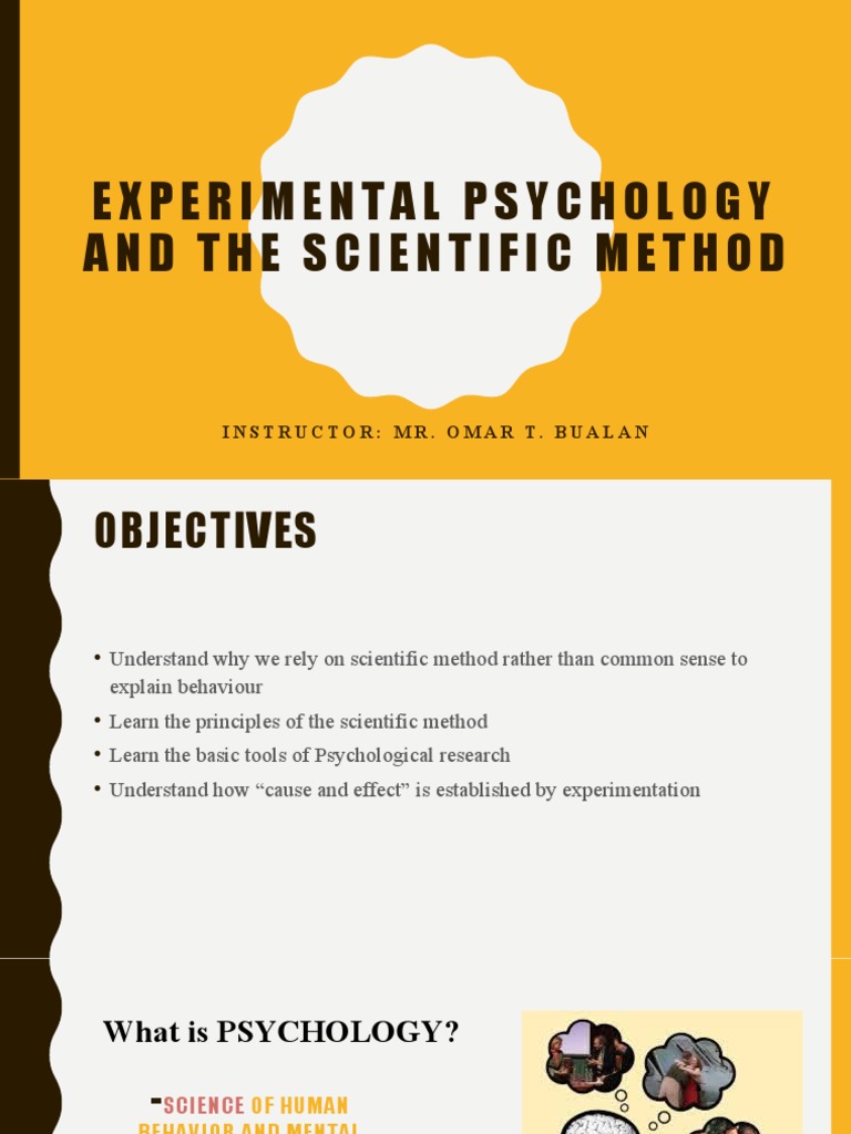 Experimental Psychology Methods Explained | PDF | Experiment ...