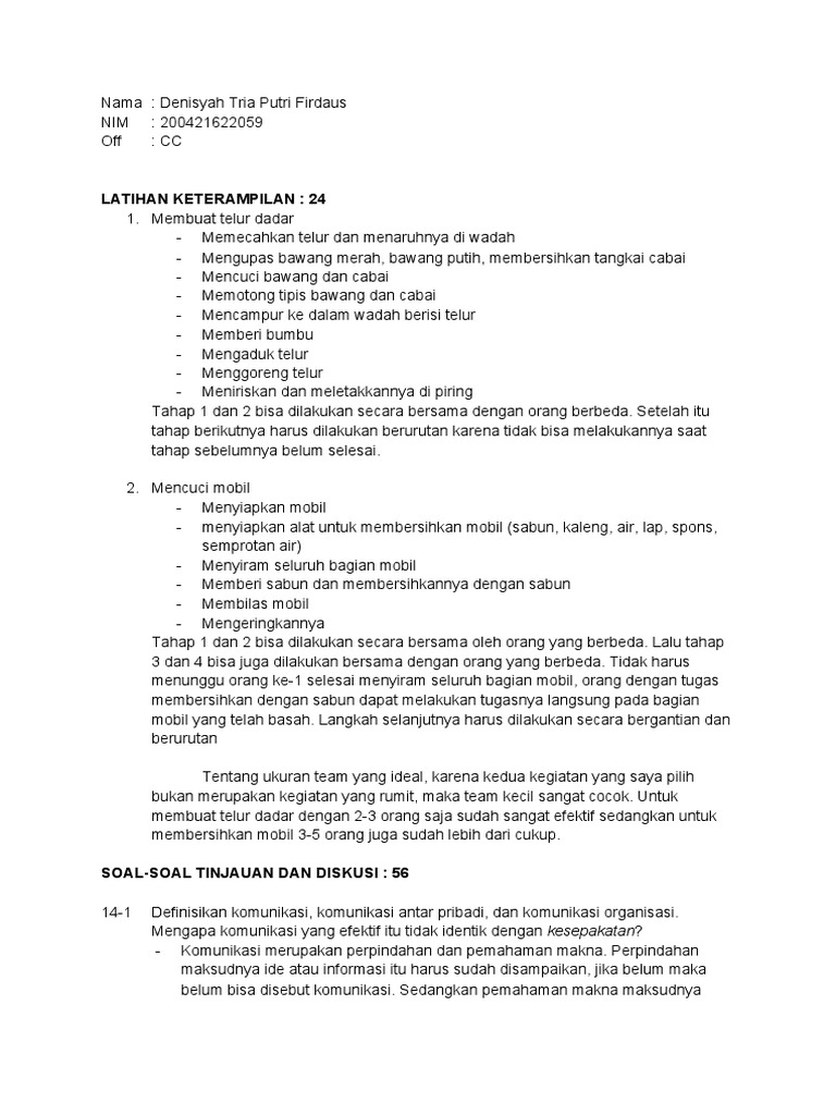 Denisyah Tria Putri Firdaus - Tugas Individu 6 - Off CC | PDF