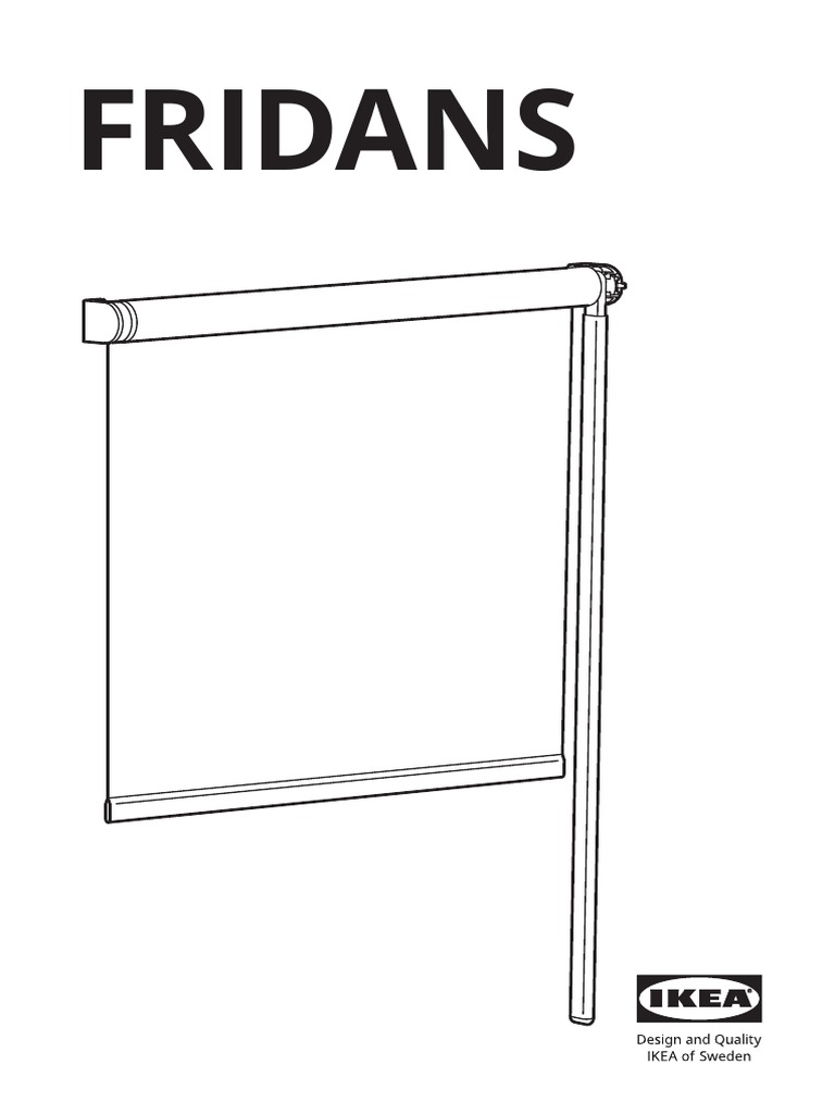 Fridans Blind Installation Guide | PDF