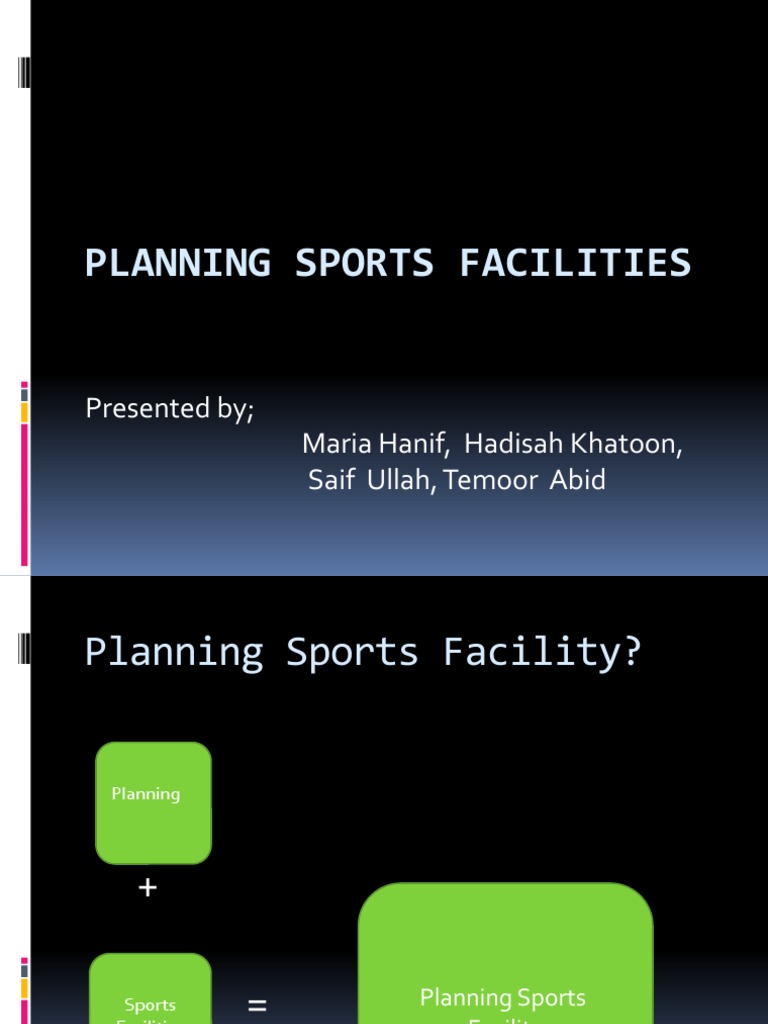 Planning of Sports Facilities | PDF | Stadium | Baseball Park