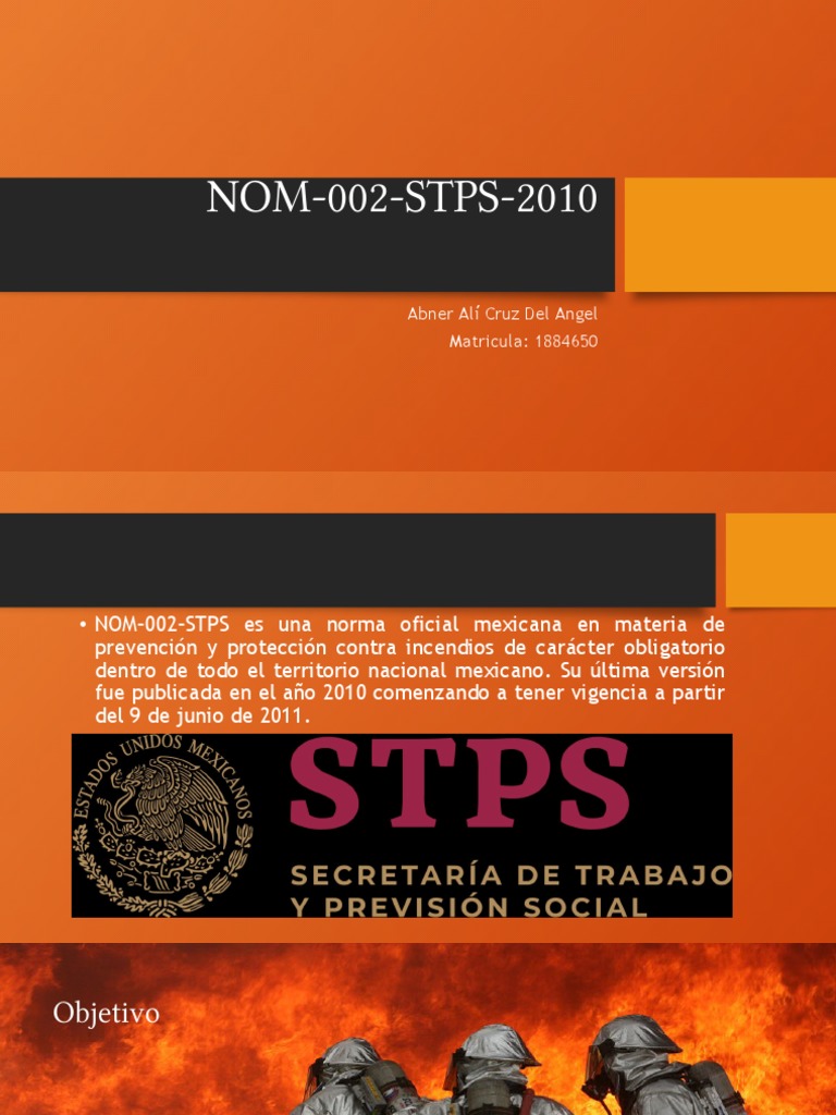 Nom 002 STPS 2010 | PDF