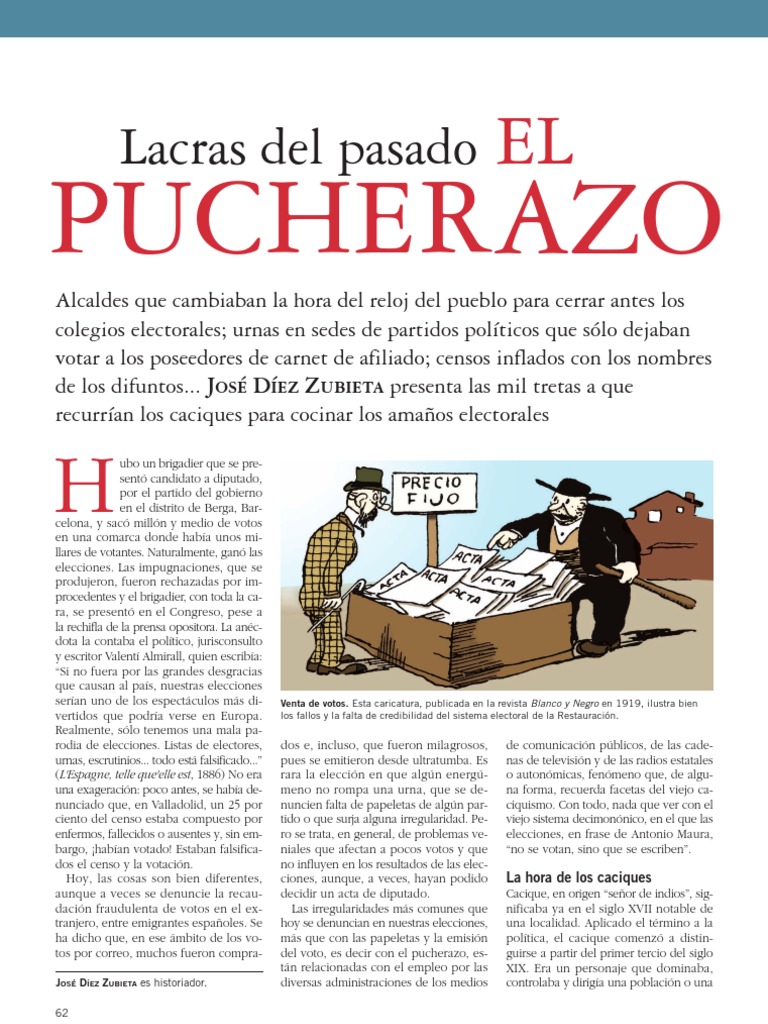 El Pucherazo. Aventura de La Historia 65 | PDF | Elecciones | Votación