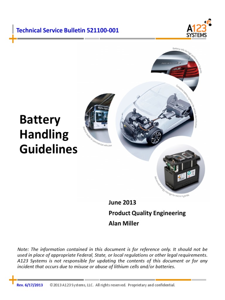 A123 Battery Cells | PDF | Anode | Series And Parallel Circuits