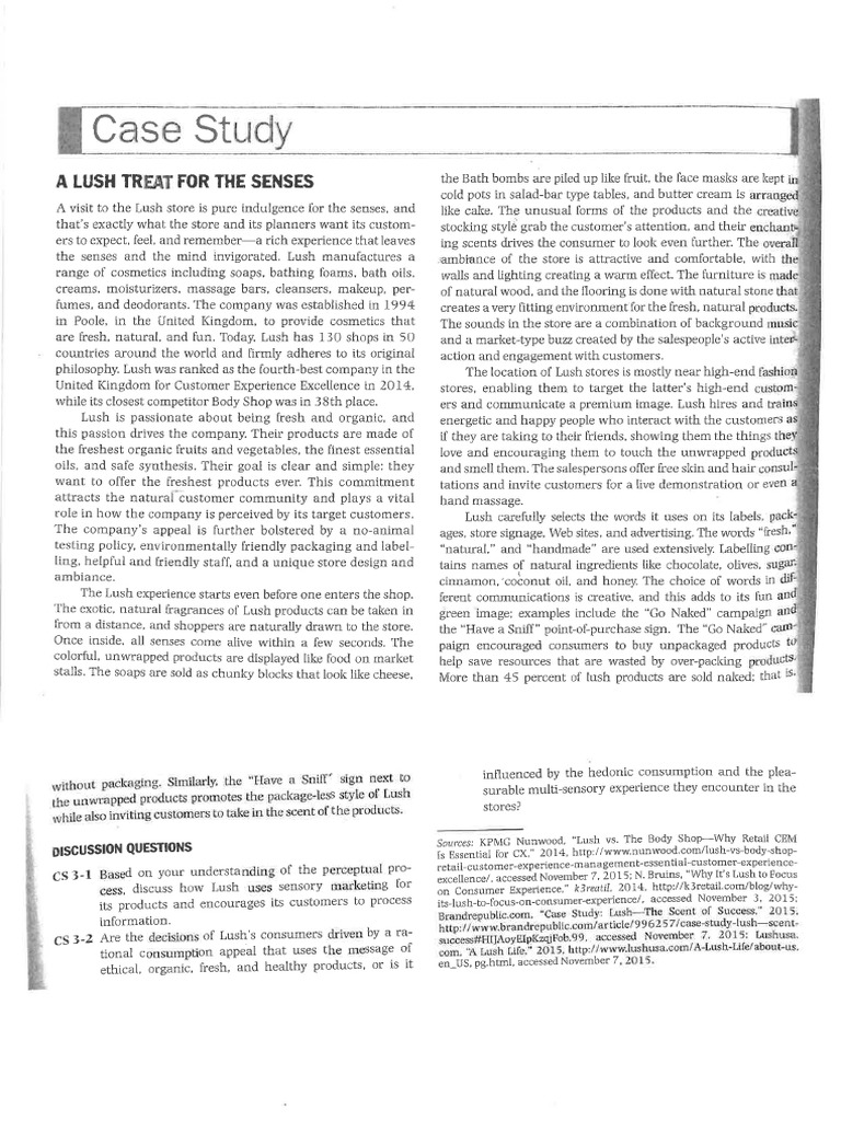Case Study Lush | PDF