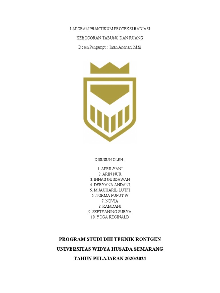 Laporan Praktikum Proteksi Radiasi | PDF