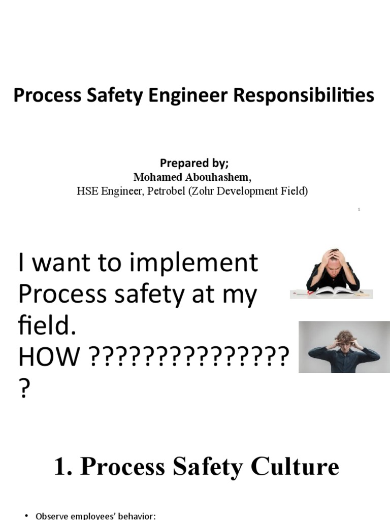 Process Safety Engineer Responsibilities | Download Free PDF ...