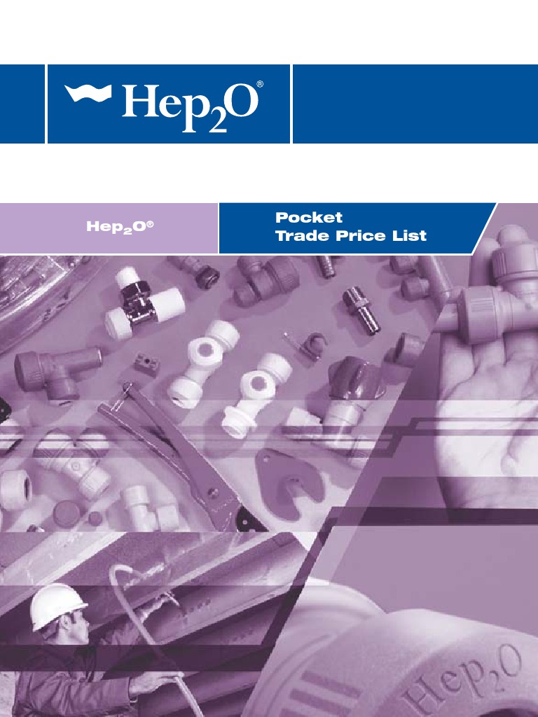 Hep2O Price List | PDF | Plumbing | Tap (Valve)