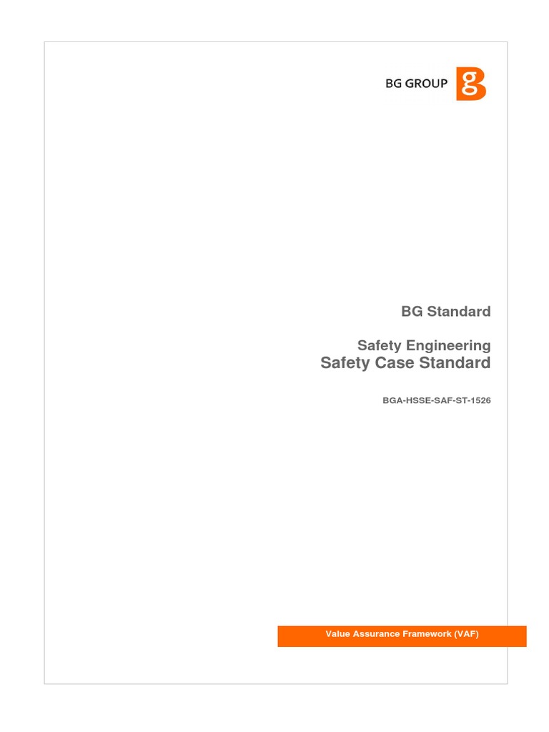 BGA-HSSE-SAF-ST-1526 Safety Case Rev 02 | PDF | Risk | Risk Management