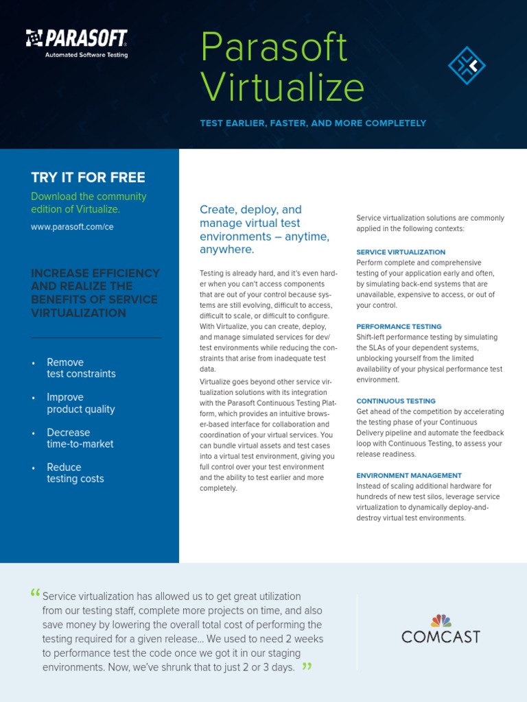 Parasoft Virtualize: Try It For Free | PDF | Systems Engineering ...