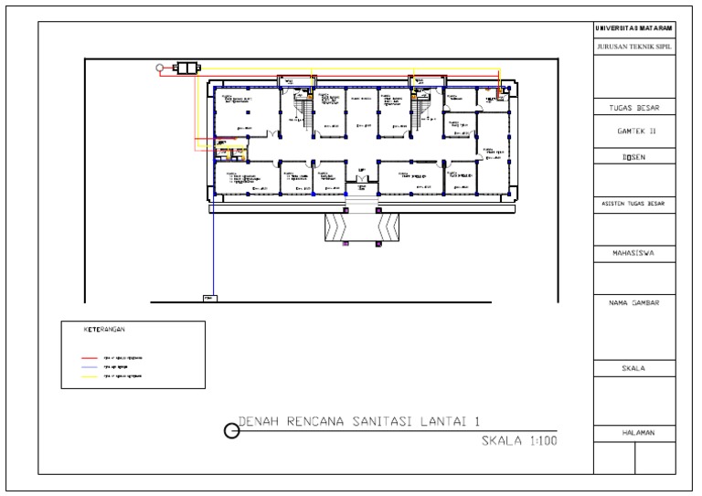 Denah Sanitasi | PDF