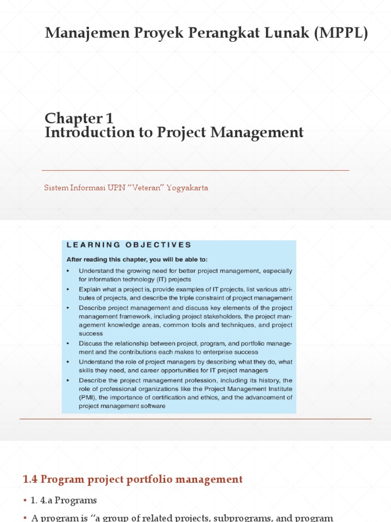 Mppl 2 Introduction To Project Management Part 2 Pdf Project
