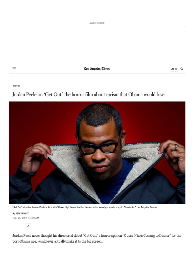 Jordan Peele On 'Get Out' - Los Angeles Times | PDF | Cinema