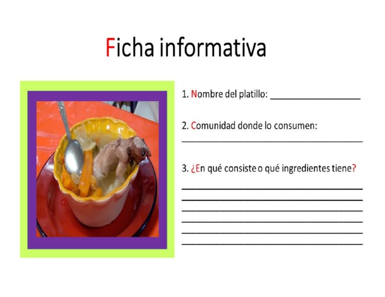 Ficha Informativa | PDF