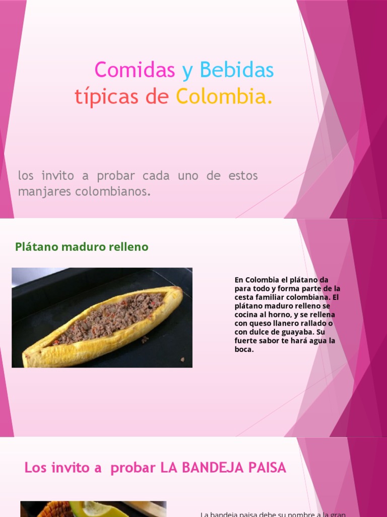 PRESENTACION Comidas y Bebidas Tipicas de Colombia | PDF | Cocina latinoamericana | Cocina de ...