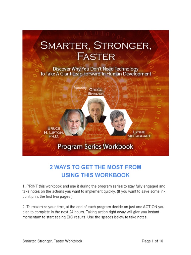 Maximize Your Workbook Experience | PDF | Thought | Consciousness