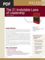 Developing The Leader Within You | PDF | Leadership | Applied Psychology