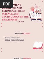 Major Development Programs and Personalities in Science And-1 | PDF ...