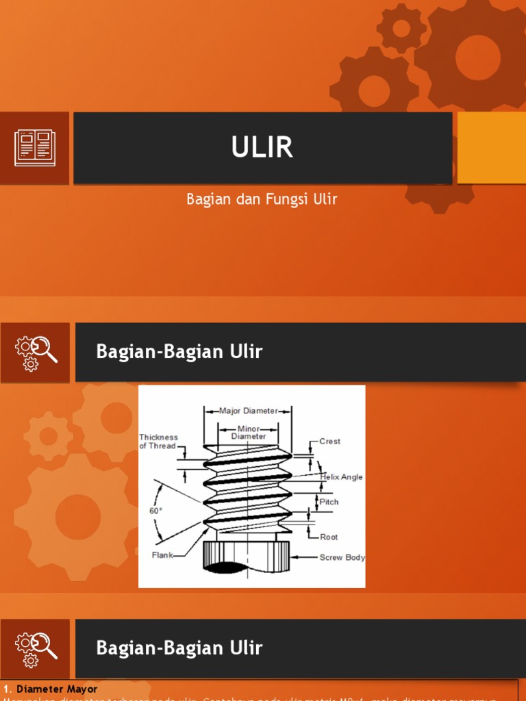 Bagian Dan Fungsi Ulir | PDF