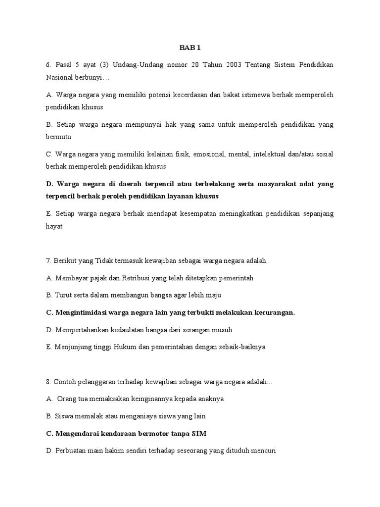 PKN 1-4 | PDF | Politik | Ilmu Sosial