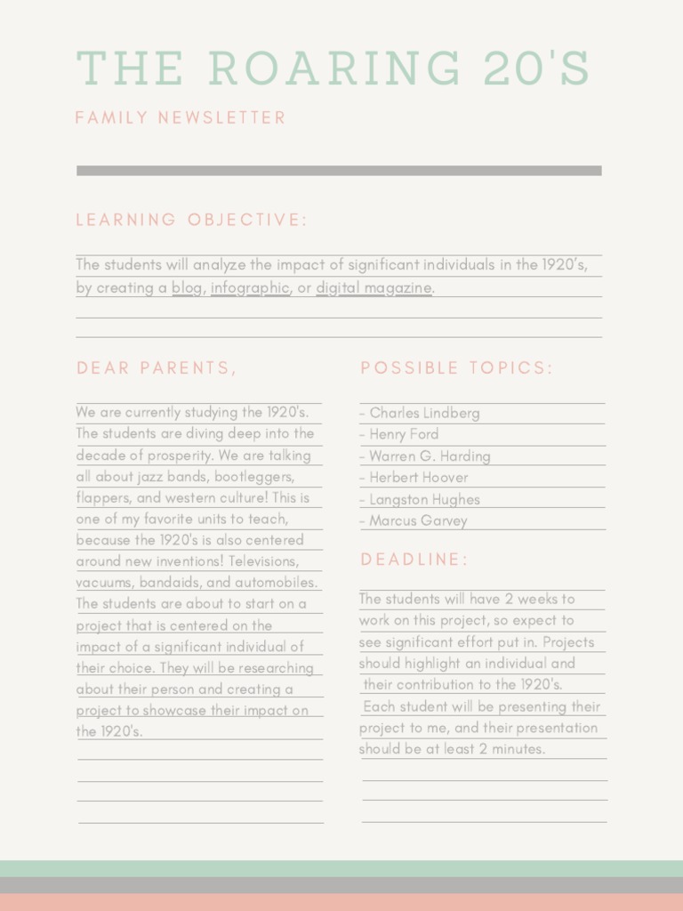 The Roaring 20s | PDF