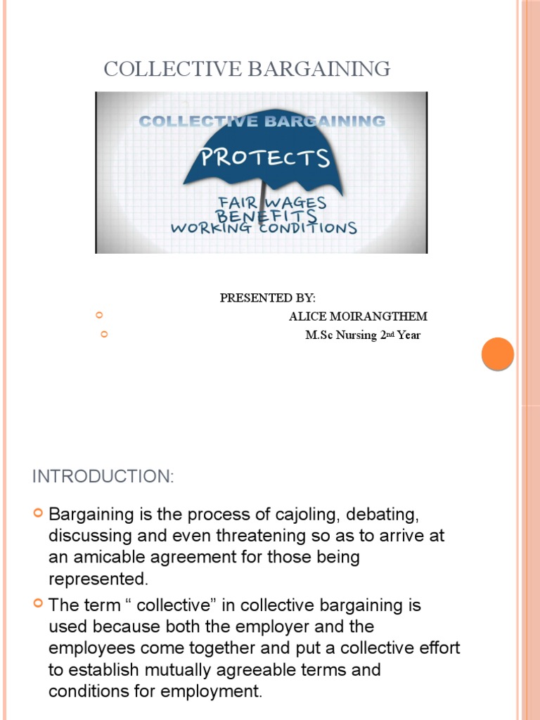 Collective Bargaining in Nursing Management | PDF | Collective ...