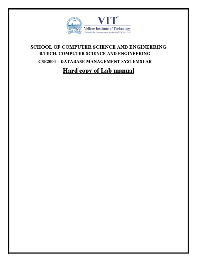 Sample Manual | PDF | Table (Database) | Databases