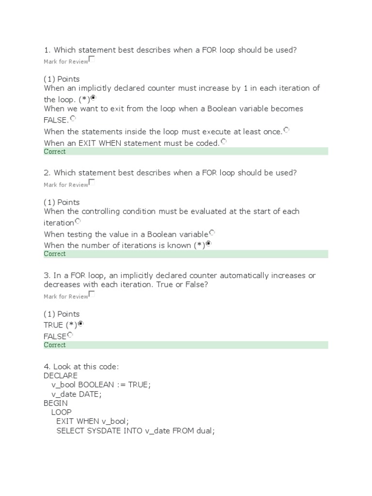 Quiz 4 | PDF | Control Flow | Boolean Data Type
