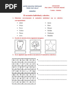 Actividades para trabajar los sustantivos | PDF