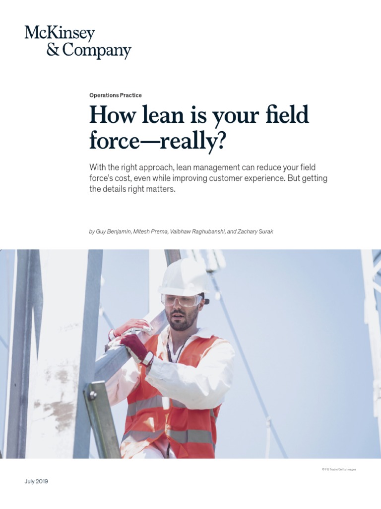 How Lean Is Your Field Force-Really? | PDF | Employment | Economies