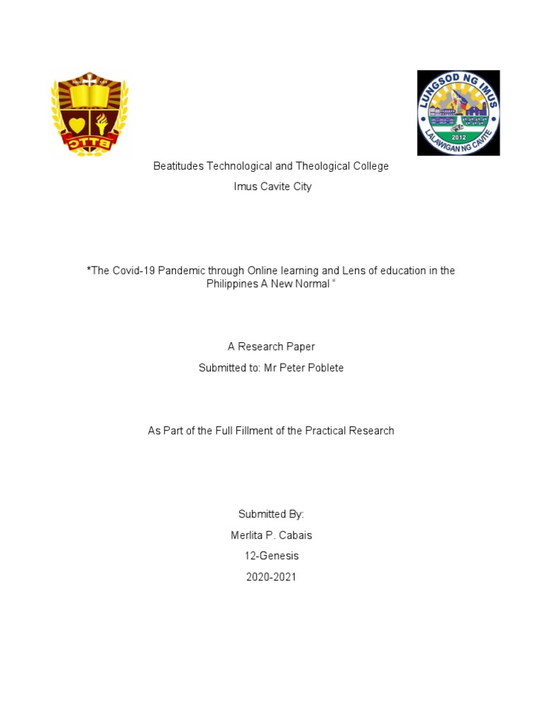 Baby Thesis | Download Free PDF | Educational Technology | Distance ...