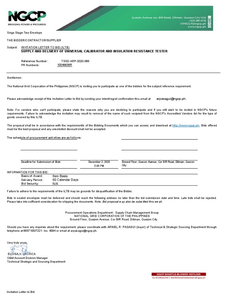 RFQ, PR # 10049838R | PDF | Cargo | Receipt