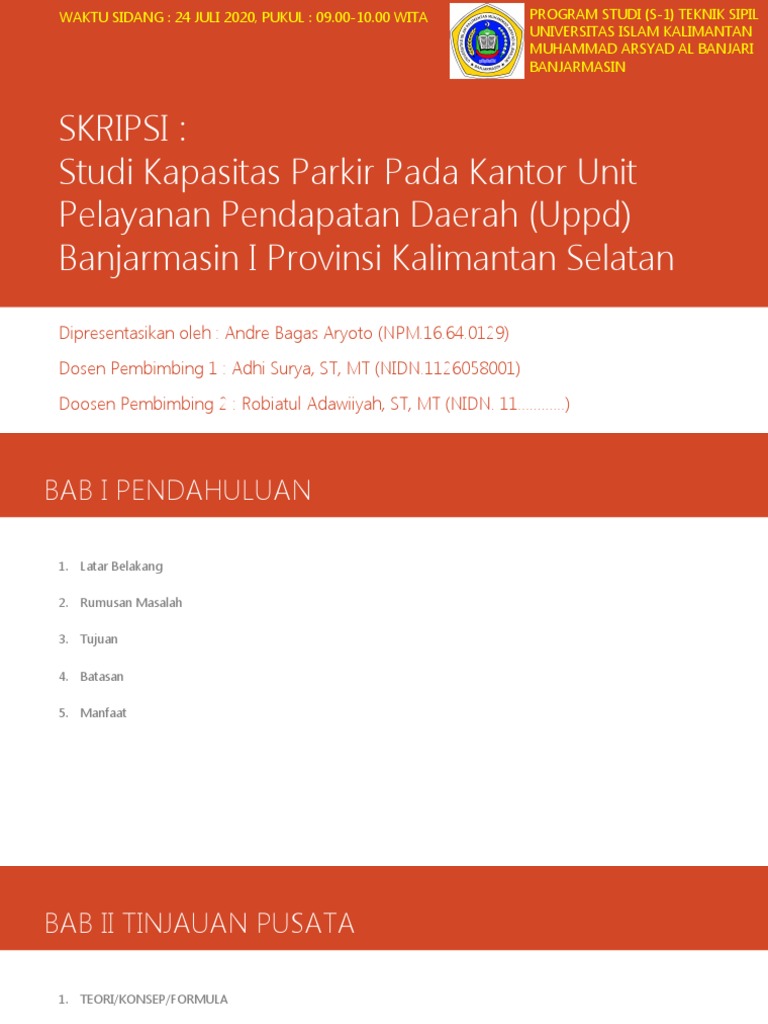 Contoh PPT Skripsi | PDF