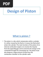 Design of Piston | PDF | Piston | Mechanical Engineering
