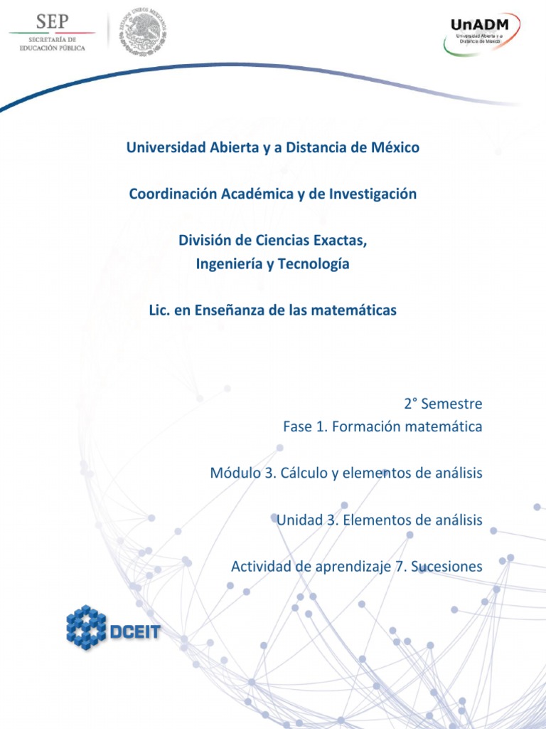 Actividad de Aprendizaje 7 Unidad 3. Módulo 3 EMCEA 2021 | PDF ...