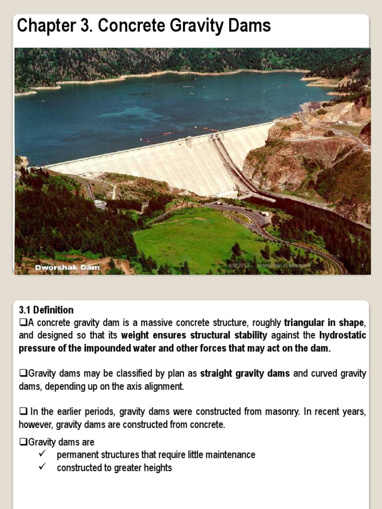 Concrete Gravity Dams | PDF | Earthquakes | Dam