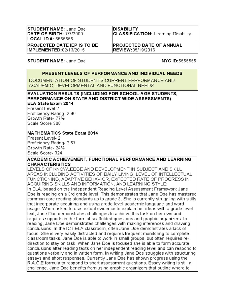 Iep in The Philippines | PDF | Individualized Education Program ...