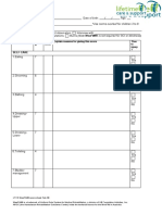 FIM Scoring Exercise Sheets 2015 | PDF | Wheelchair | Clothing