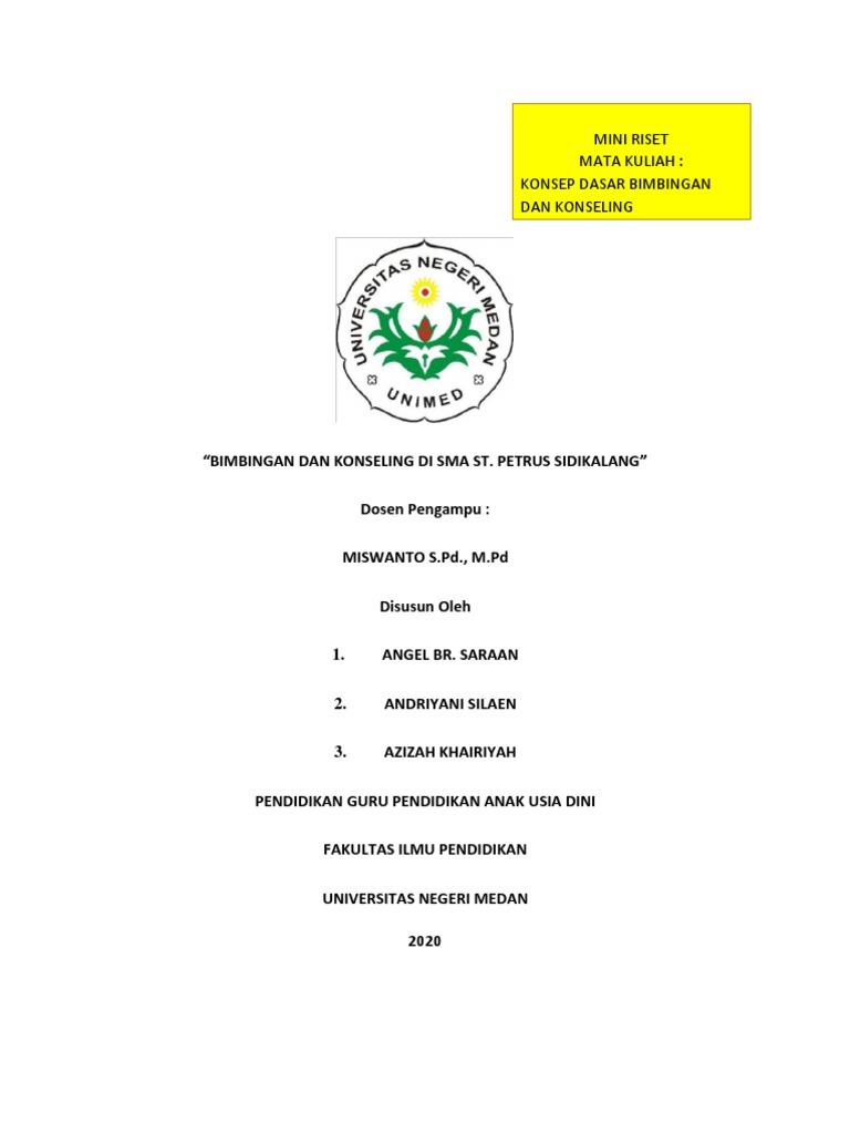 Mini Riset BK | PDF | Karier & Perkembangan | Kesehatan Holistik