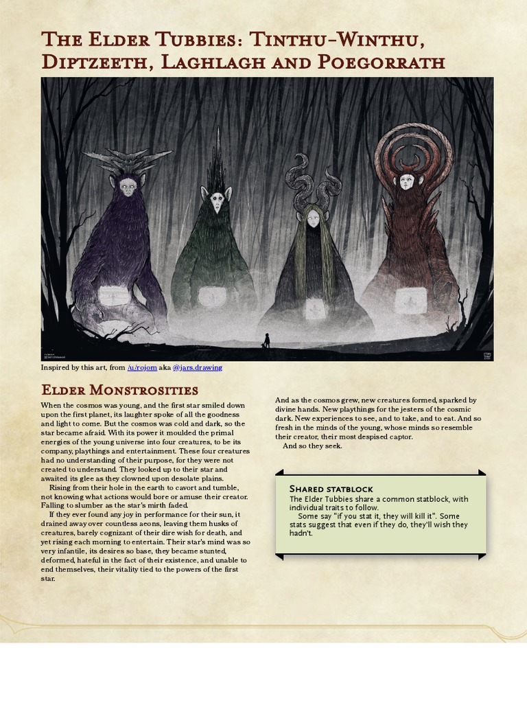 The Elder Tubbies - Tinthu-Winthu, Diptzeeth, Laghlagh and Po'el - The ...