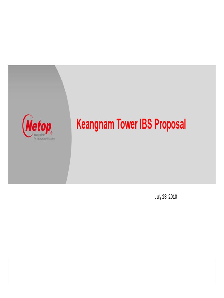KN Tower IBC Proposal-ROSENBEGER | PDF | Wavelength Division Multiplexing | Optical Fiber