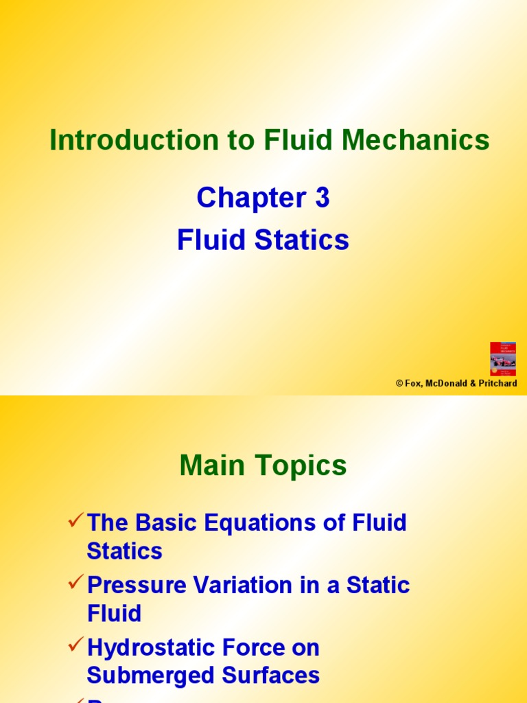 Introduction To Fluid Mechanics | PDF | Buoyancy | Pressure