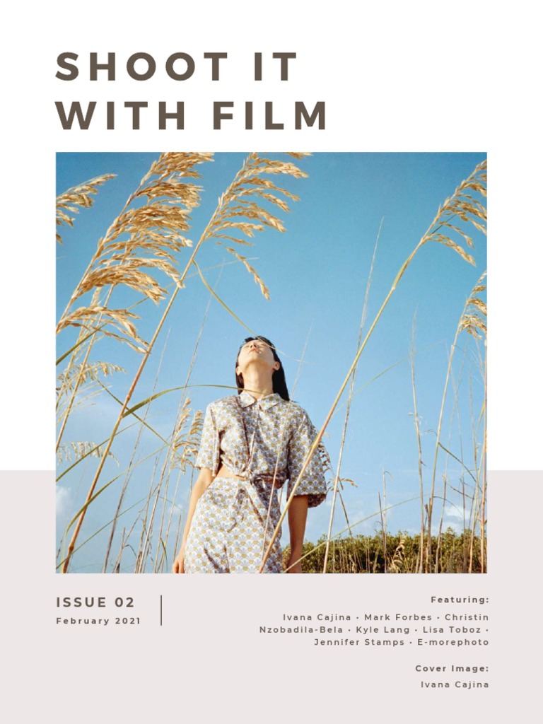 Shoot It With Film Magazine Issue 02 | PDF | Dream | Camera