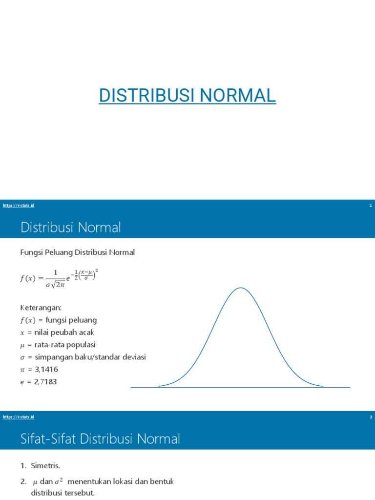 Distribusi Normal | PDF