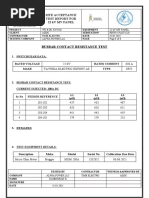 07 - Test Format For Contact Resistance | PDF | Electrical Resistance ...