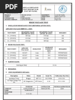 Panel Inspection Report Format | PDF | Power Supply | Fuse (Electrical)