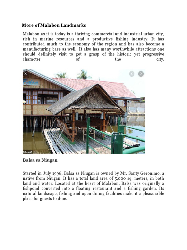 Discover Malabon's Historical Landmarks | PDF | Philippines | Manila