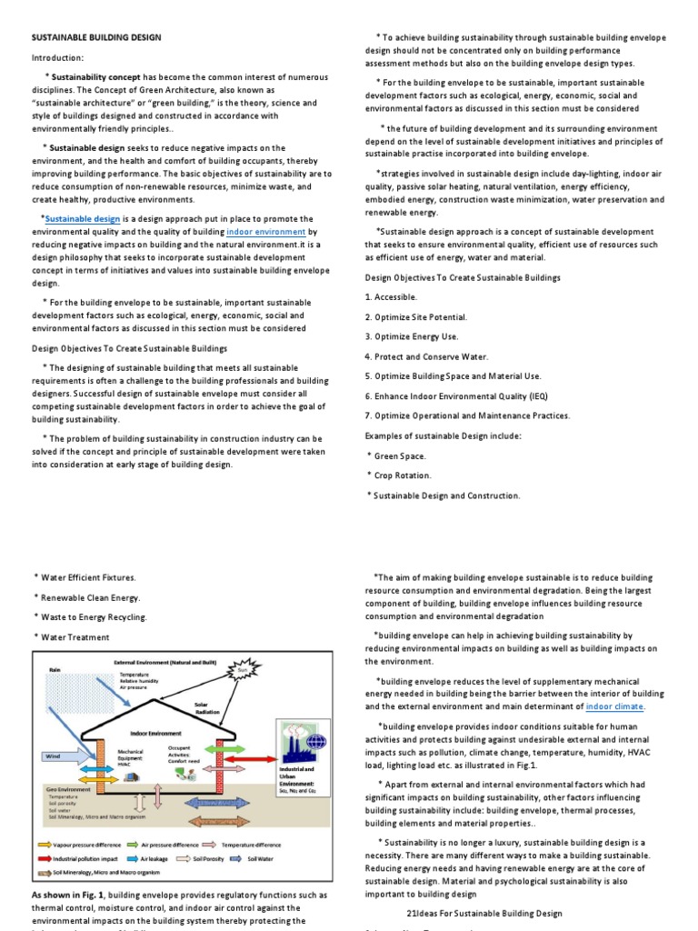 Sustainable Building Design | PDF | Green Building | Sustainable Design
